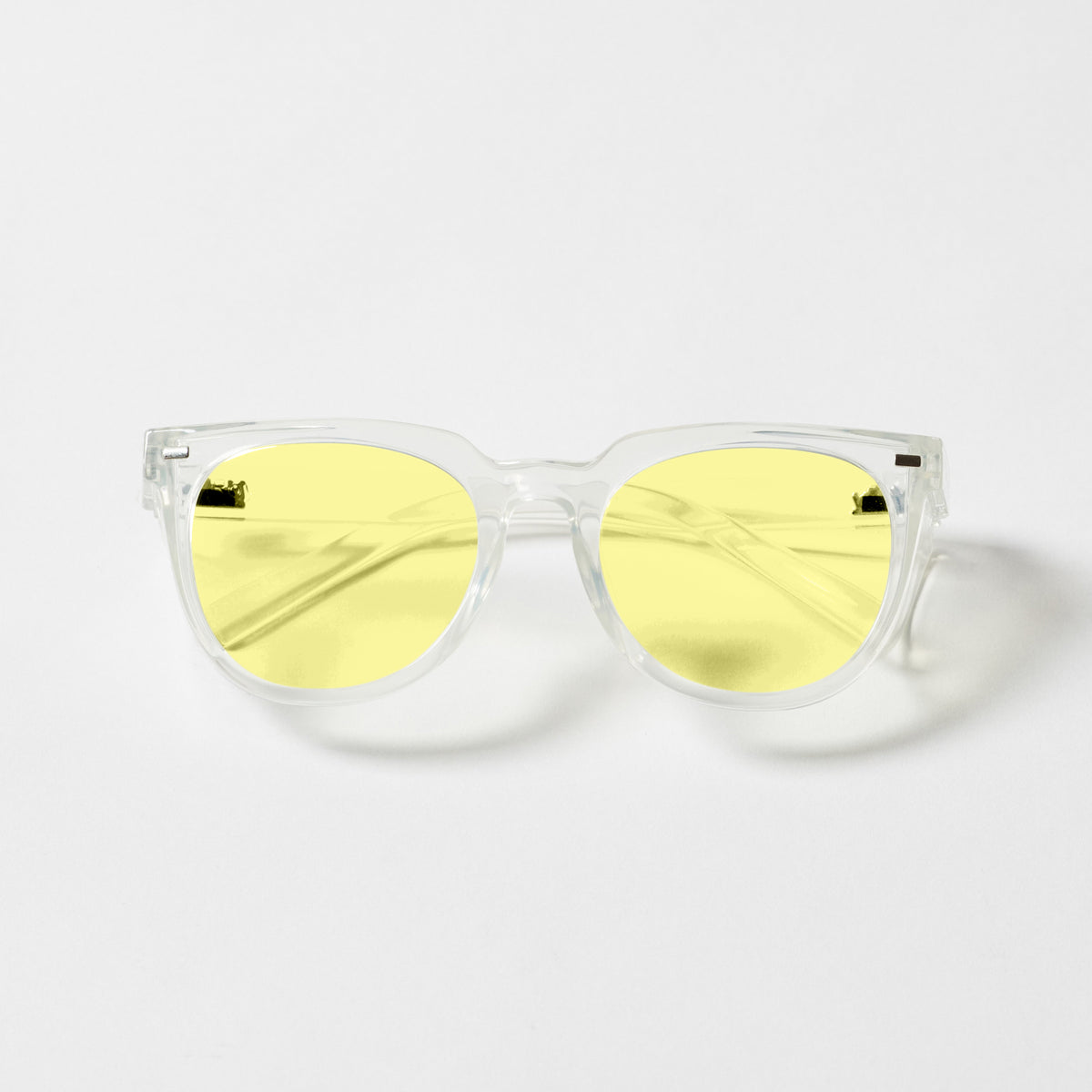 WAREHOUSE SALE: Roys Clear Frame / Yellow Lens Polarised Safety Glasse ...