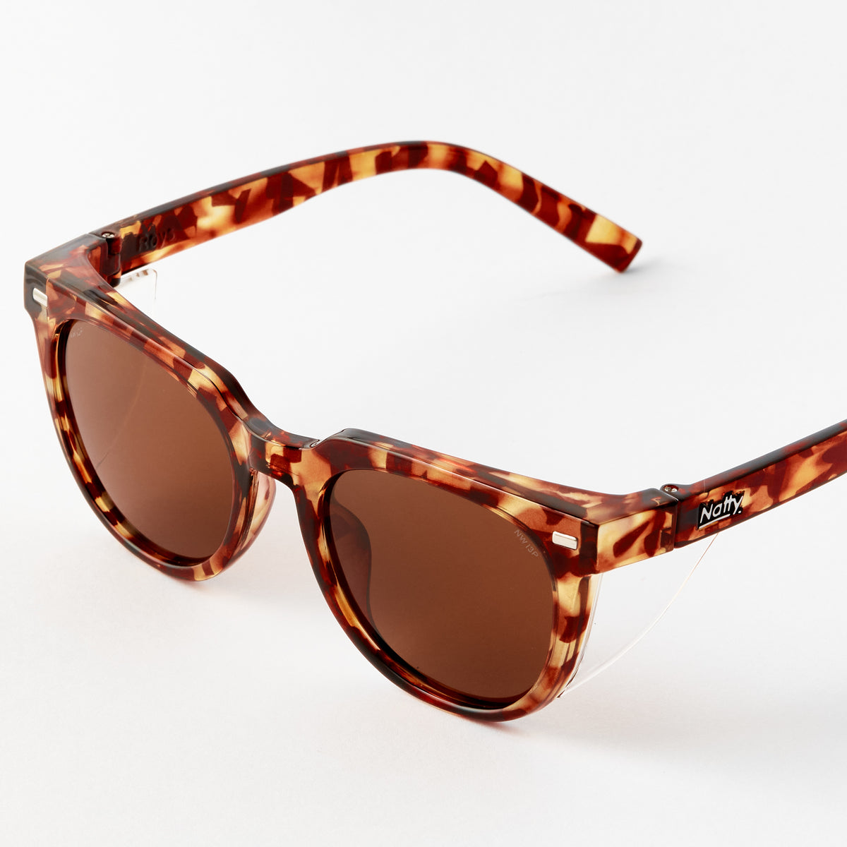 Roys Hazel Tortoise Frame / Brown Lens Polarised Safety Glasses – Natty ...